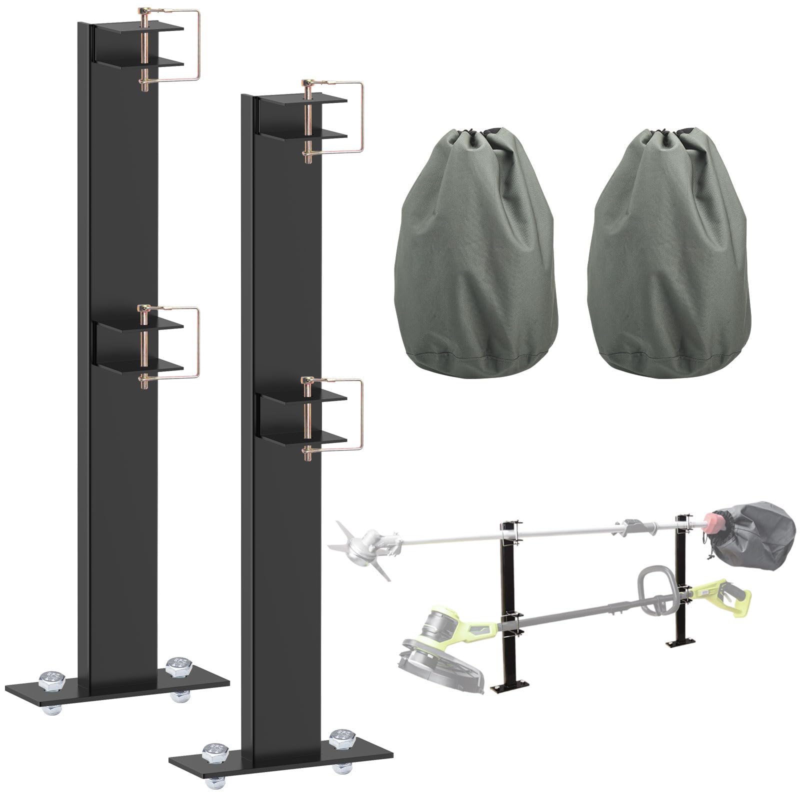 Amazon.com: 2 Place Weeder Trimmer Racks Holders Hold Carrier for ...