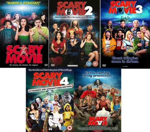 Amazon.com: Scary Movie Complete DVD Collection [5 Discs] Boxset: 1 / 2 ...