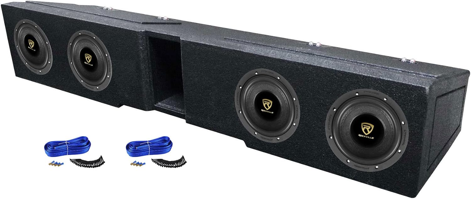 Amazon.com: Rockville W65K9D2 6.5" 1000w Peak Car Audio Subwoofer Dual ...