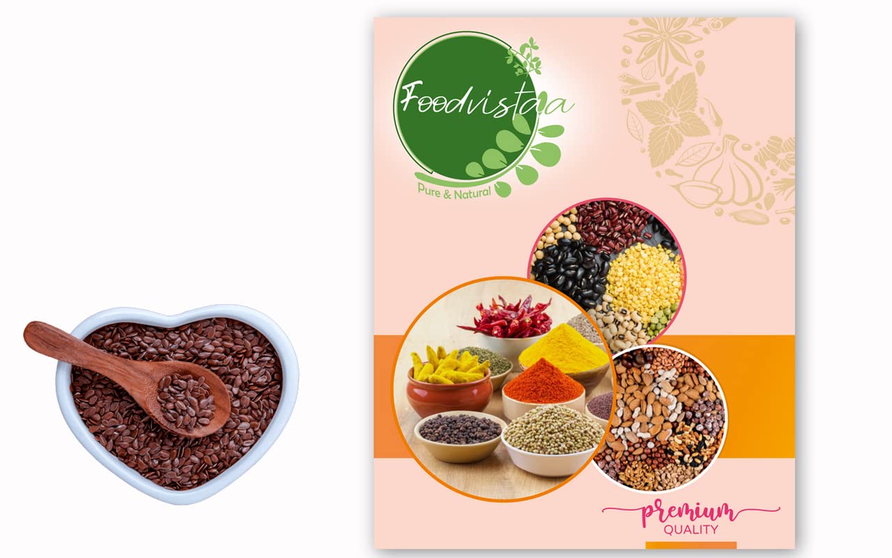 Buy FOODVISTAA FLAX SEED/Tishi/ Linum usitatissimum/Linseed/Alsi ...