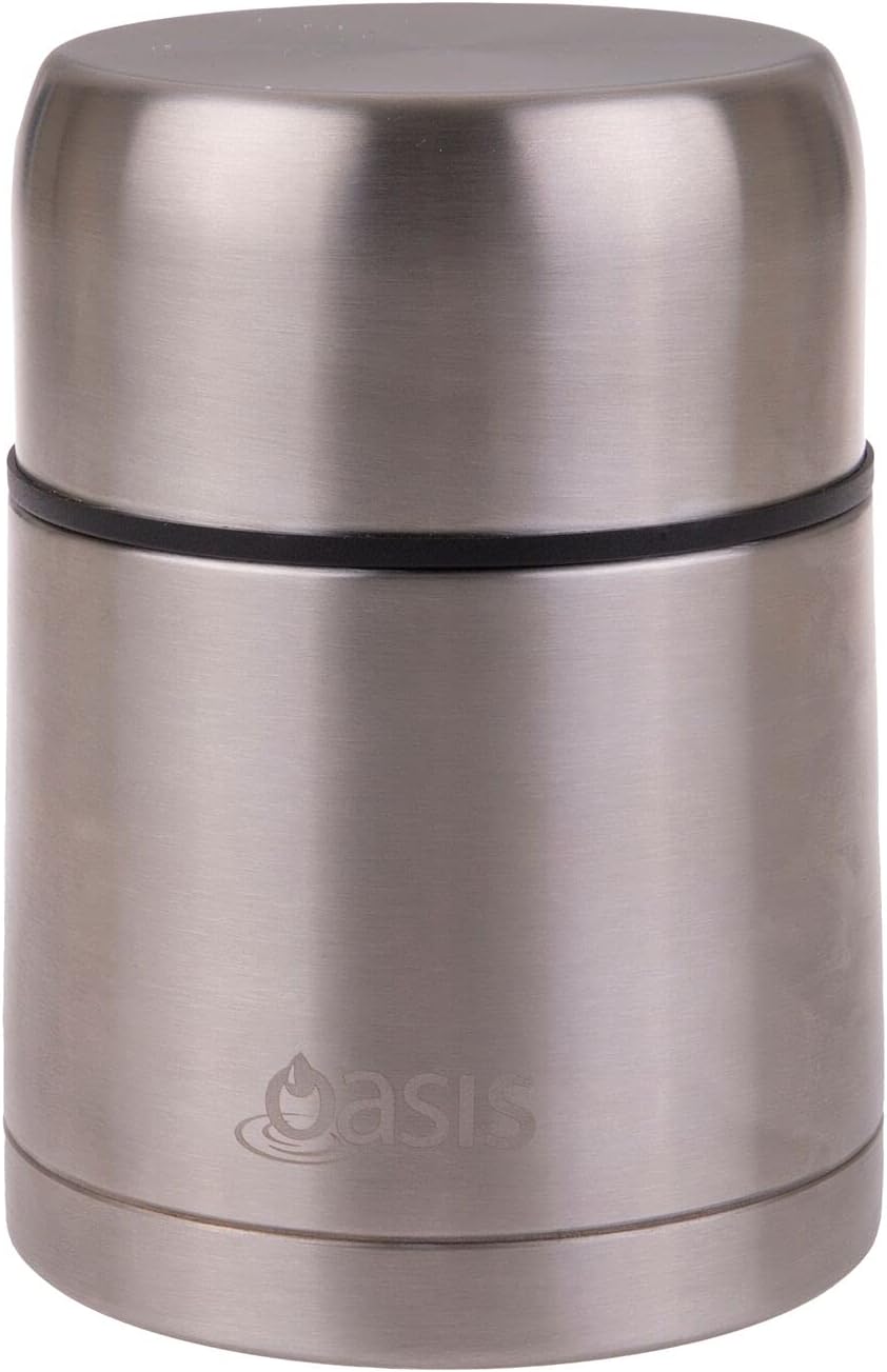 Oasis Stainless Steel Vacuum Insulated Food Container 600ml w/Spoon ...