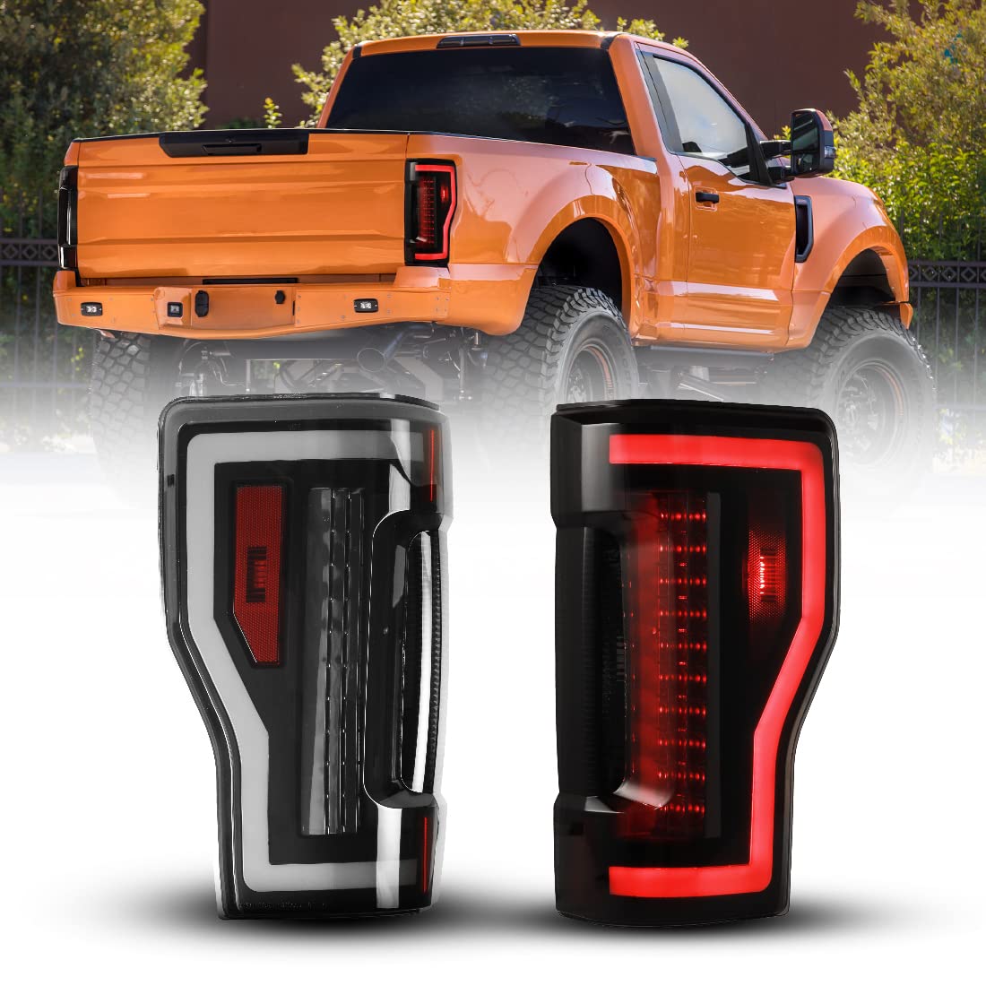 Roxx Led Tail Lights For 2017 2018 2019 Ford F | Desertcart INDIA