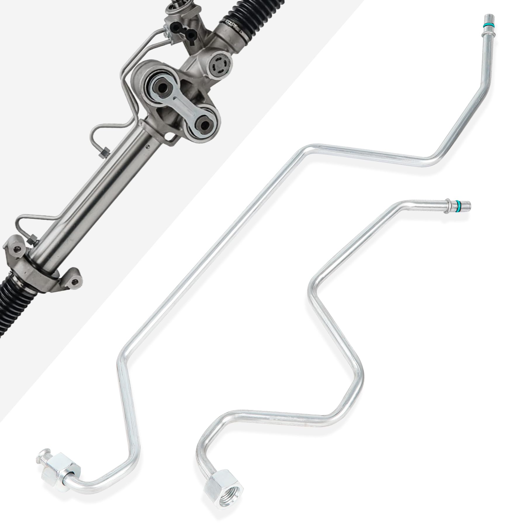 Amazon.com: Steering Rack Pinion Transfer Lines Replacement for 2008 ...