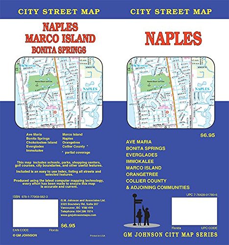 GM Johnson City Street Map Naples: G.M. Johnson and Associates ...
