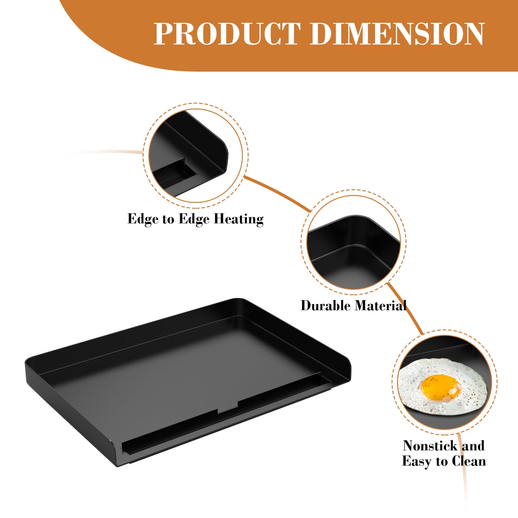 Ninja Woodfire Outdoor Grill SafBbcue Griddle Plate For Ninja GR101 ...