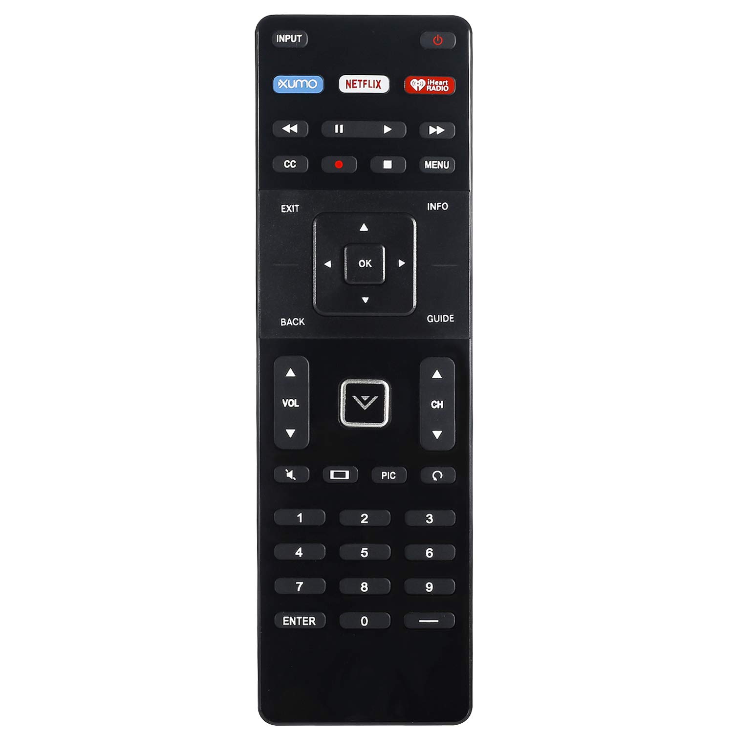 VIZIO With Remote Control TVs Included XRT136 Remote Control Replace ...