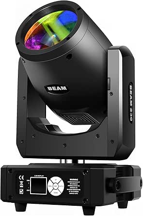 DJCLUB Sharpy Beam 7R Cabezal móvil 230W Lyre 7R Beam luz de cabeza móvil para DMX iluminación ...