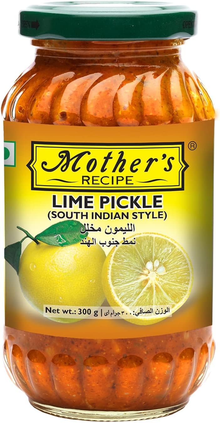 Amazon.com : TAJ Gourmet Mild Lime Pickle, (Lime Achar), 300g (10.5oz ...