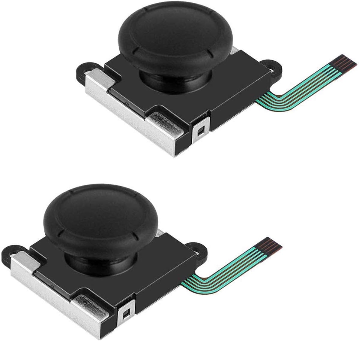 2 Pack 3D Analog Joystick Thumbsticks for Nintendo Switch NS Joy-Con ...