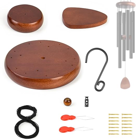 Amazon.com: CELSOL Wind Chime Parts Kit, 24 PCS Complete DIY Set with ...