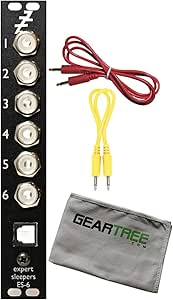 Amazon.com: Expert Sleepers ES-6 mk2 CV Lightpipe Interface Eurorack Module Bundle w/ 2 Cabl ...