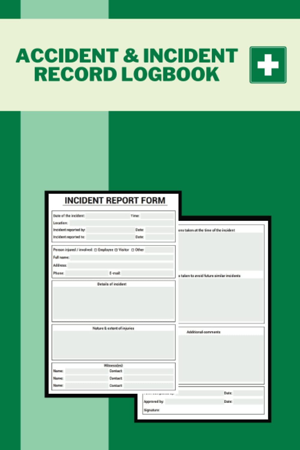 Accident and Incident Report Book: Compliant with HSE | Essential log ...