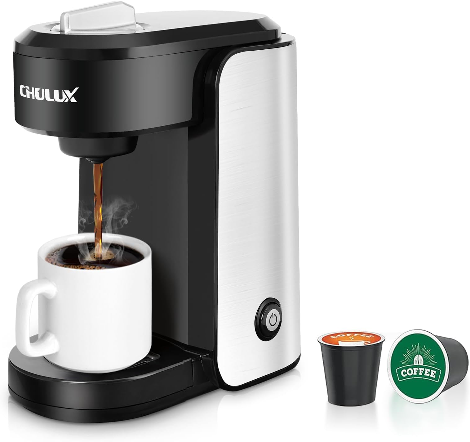 Amazon.com: Sincreative Single Serve Coffee Maker, 2 in 1 Single Cup ...