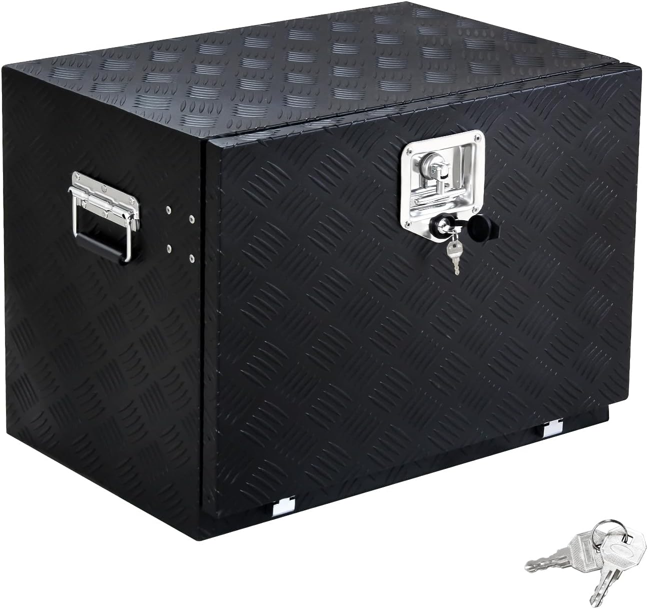 Amazon.com: OUKIDR Truck Tool Box, 24x17x18 Inch Black Aluminum Tool ...