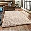 BPIL Shaggy Rugs Soft plain Thick Pile Large Small Antiskid Area Rug ...