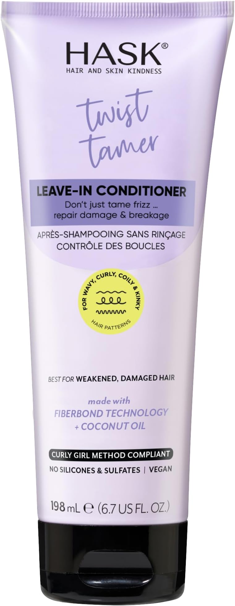Amazon.com : HASK Twist Tamer Leave-In Conditioner with FiberBond ...