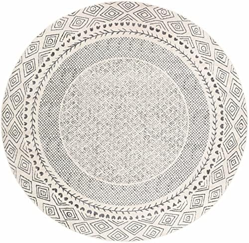 Amazon.com: Ruggable x Jonathan Adler Washable 6 ft Round Rug, Inkdrop ...