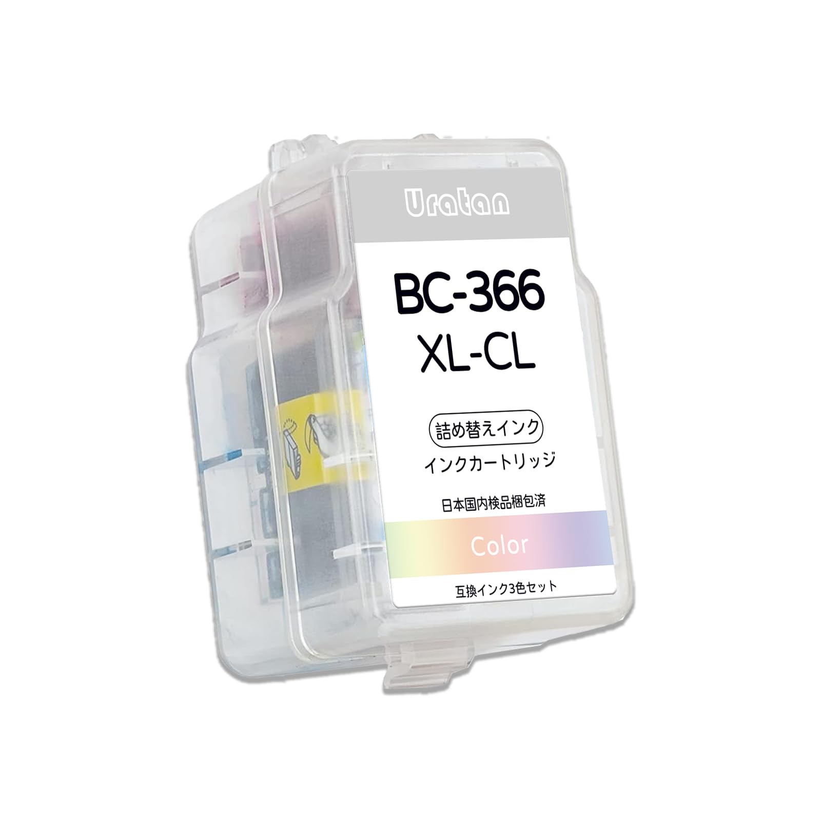Amazon.co.jp: BC-366XL 1個(3色カラー) 詰め替えインク 互換インクカートリッジ canon用 365 366 ...