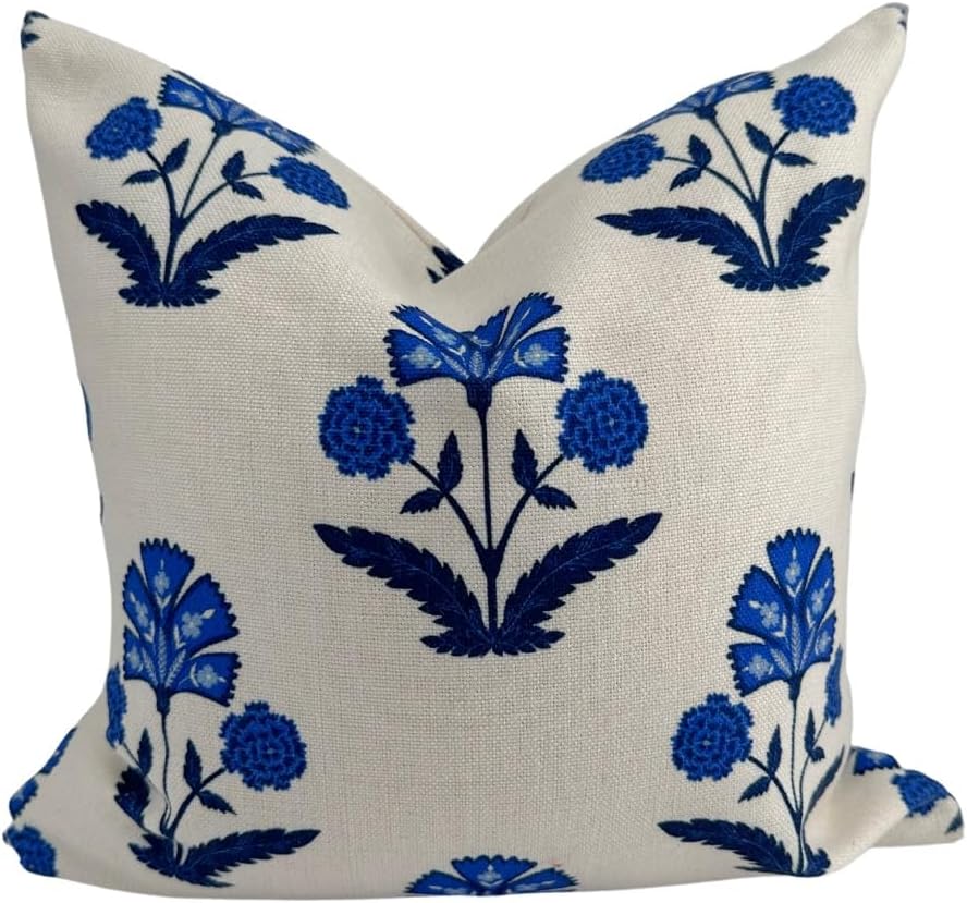 Amazon.com: Jillien Harbor Coastal Grandmillennial Style Pillow Covers ...