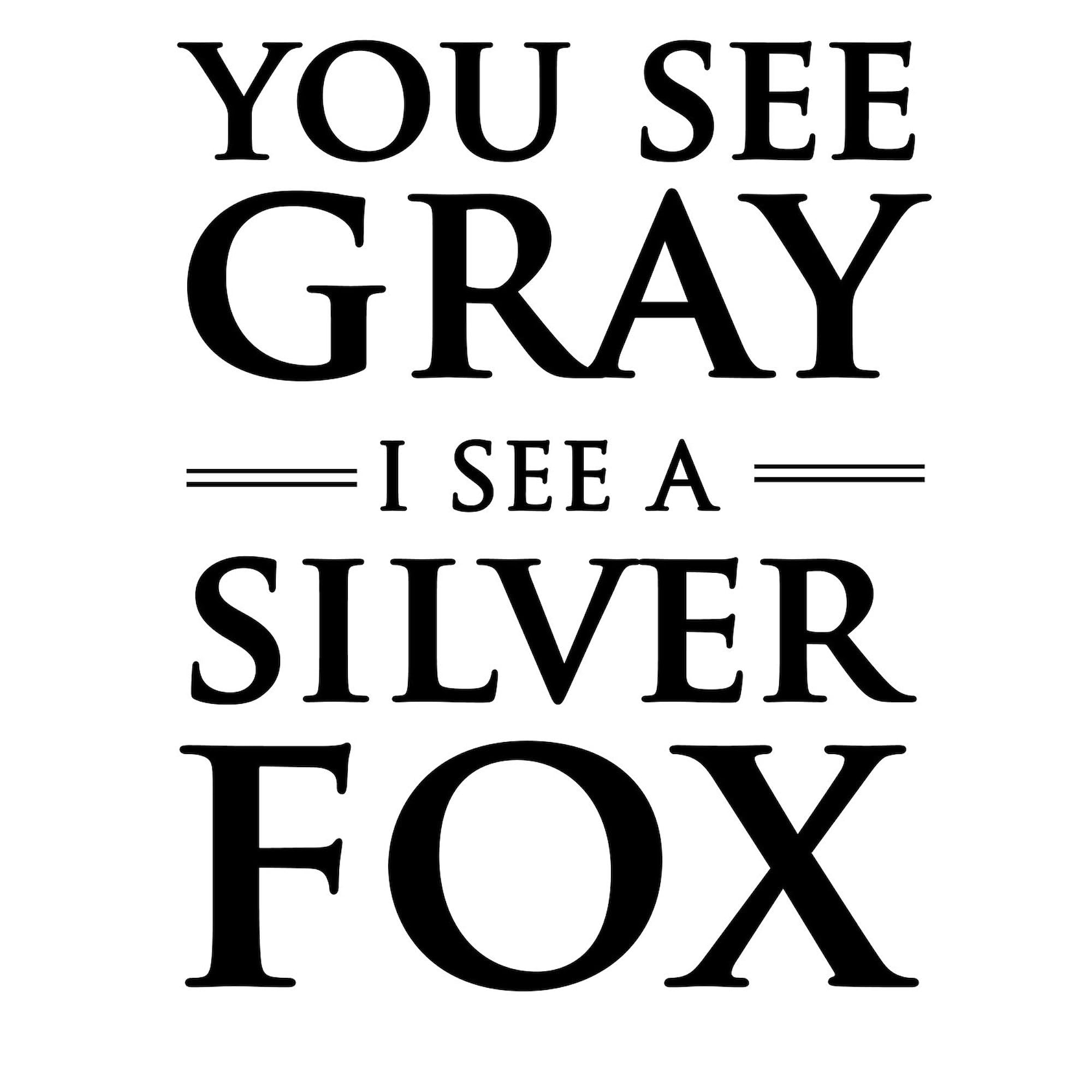 Silver Fox Quotes We're All Different Quote From Mr. Fox Movie" Pillow