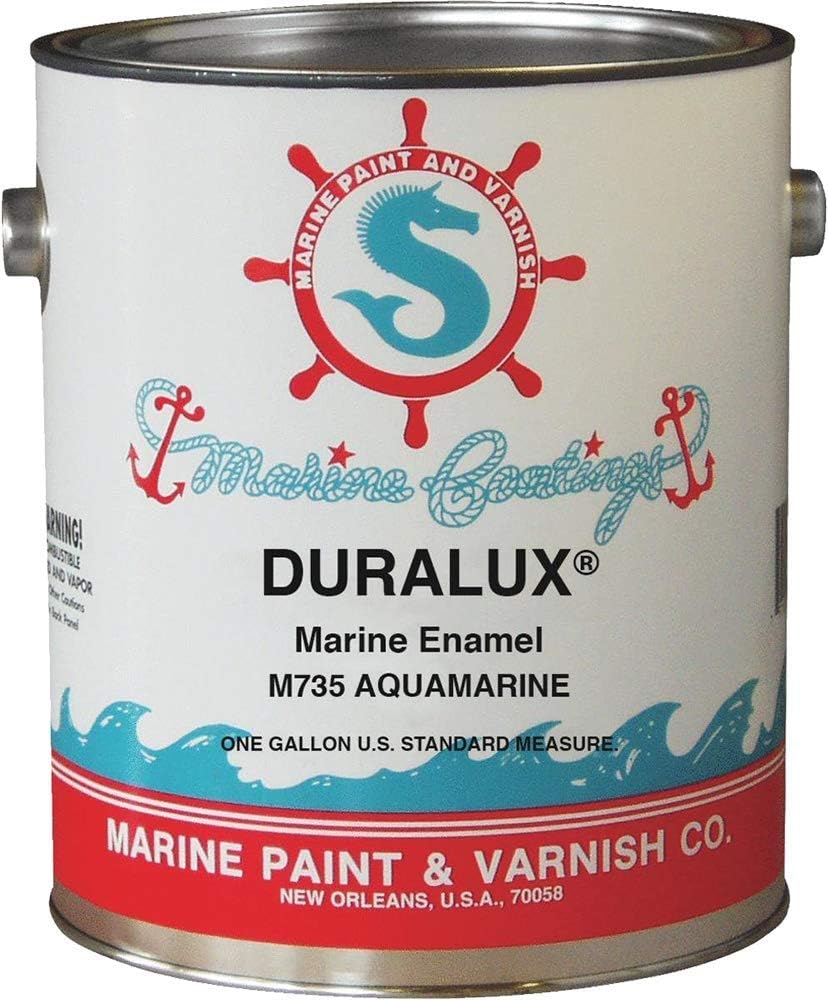 Amazon.com: DURALUX Marine Enamel, Aquamarine, 1 Quart, Topside Paint ...