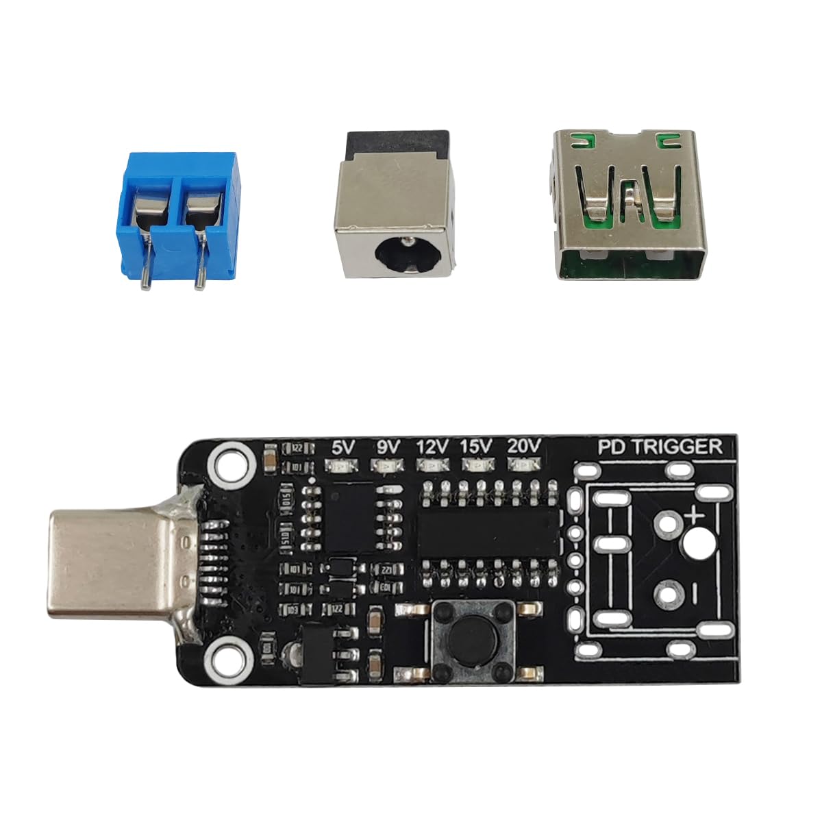 Amazon.com: USB-C QC PD3.0 Trigger Module Type-C Male Interface 5V 9V ...