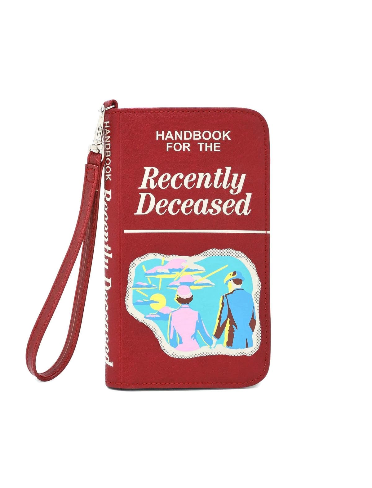 Amazon.com: Generic Unisex Tech Wallet Wristlet - Red, Cartoon Pattern ...