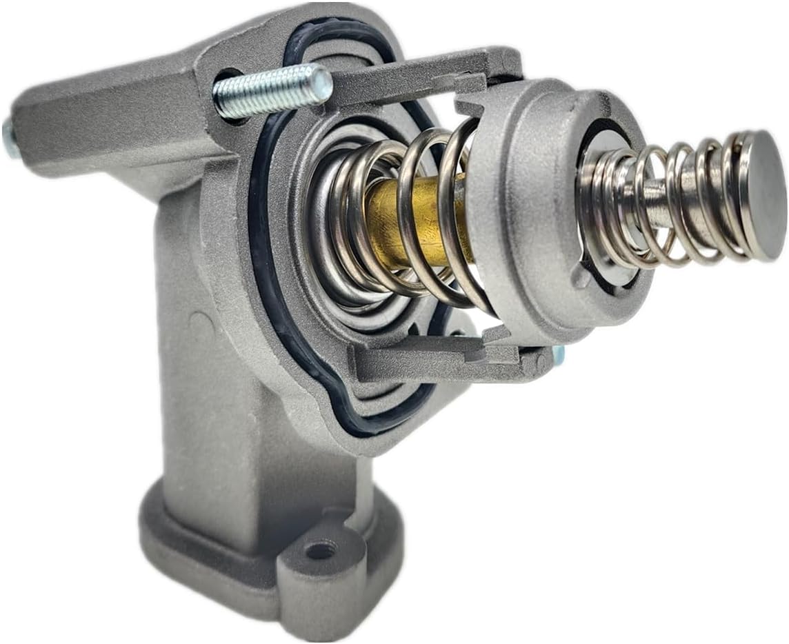 Amazon.com: LLANNDER Aluminum Engine Coolant Thermostat Housing ...
