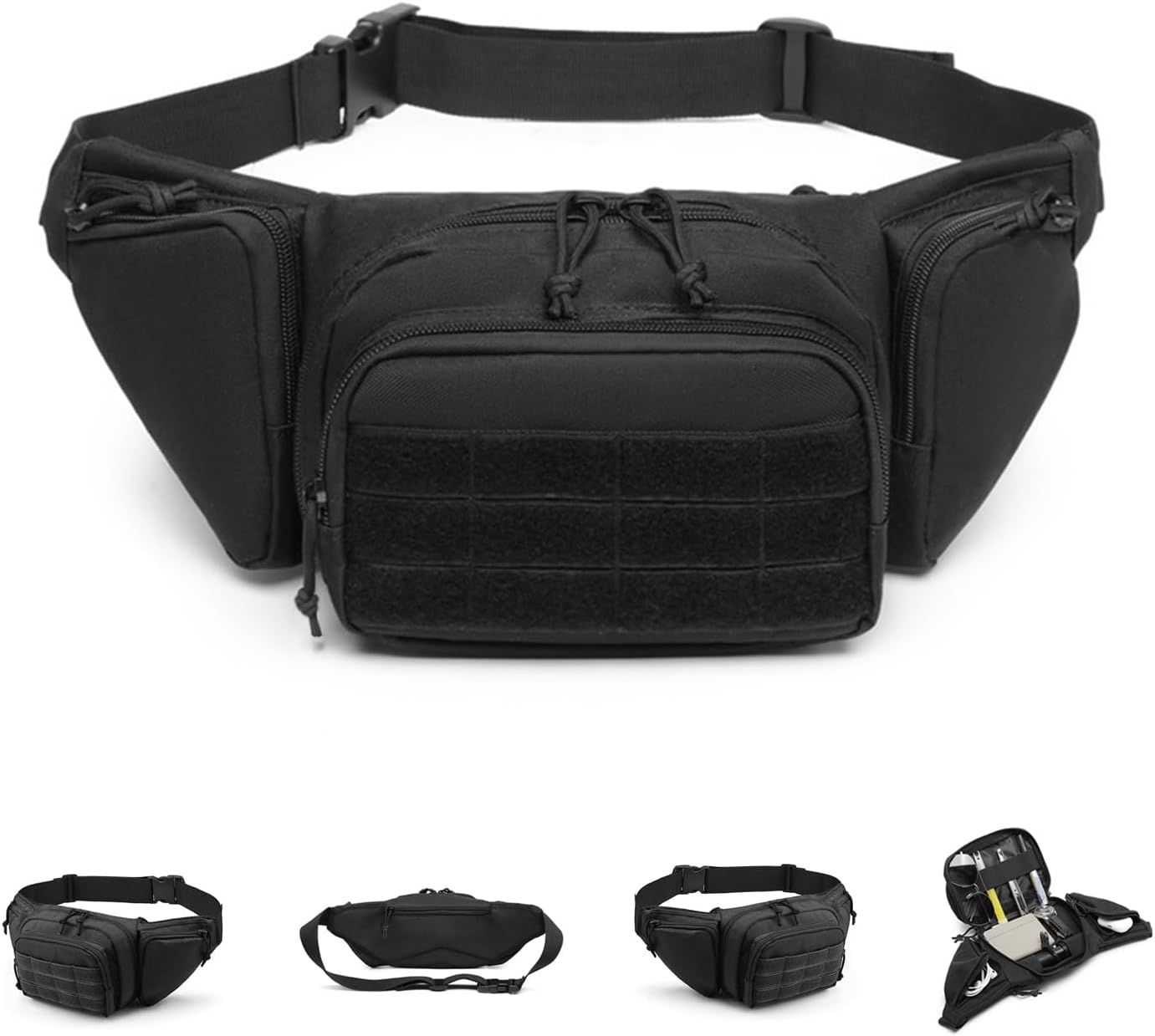 Amazon.com: ARROIO Tactical Fanny Pack for Men Alpha ccw Canvas Gun ...