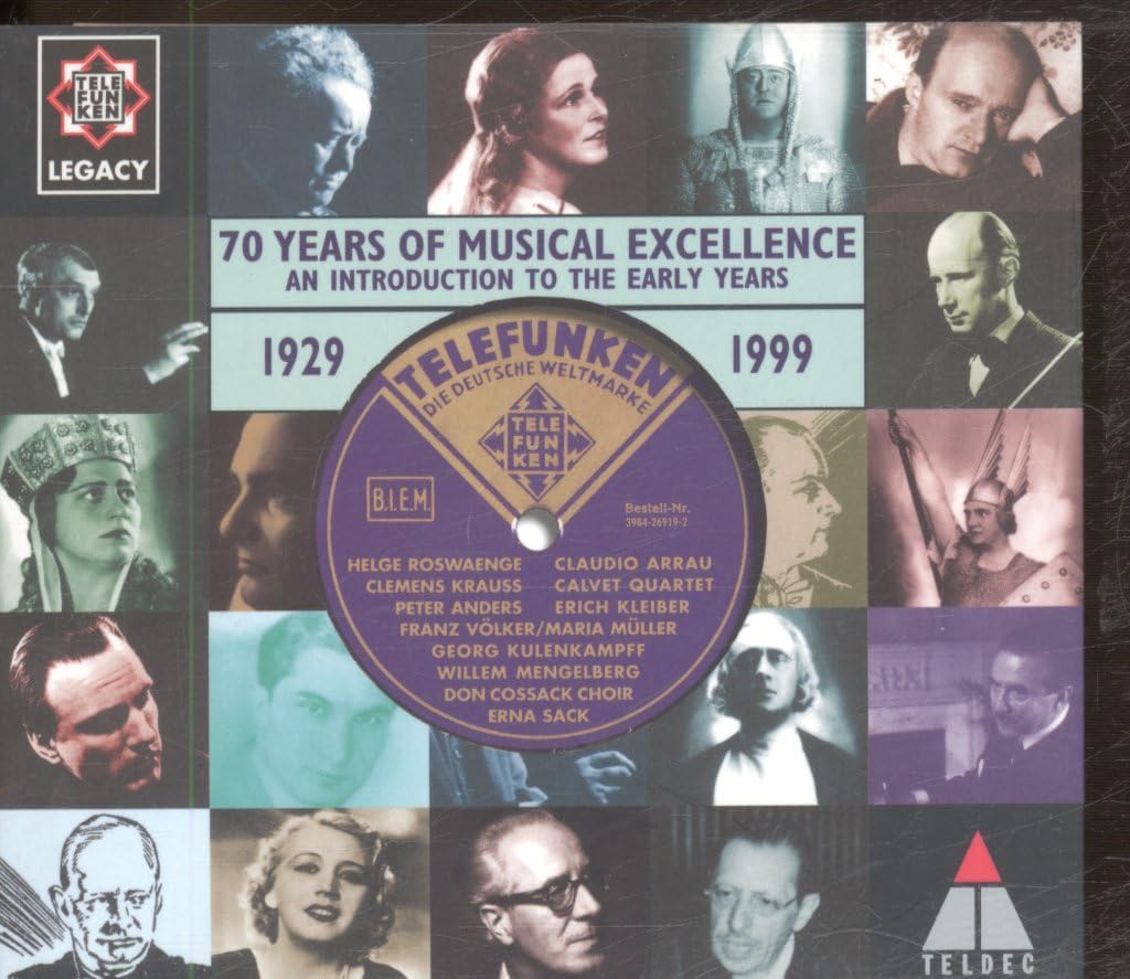 Telefunken Legacy - 70 Years Of Musical Excellence by Various Composers ...