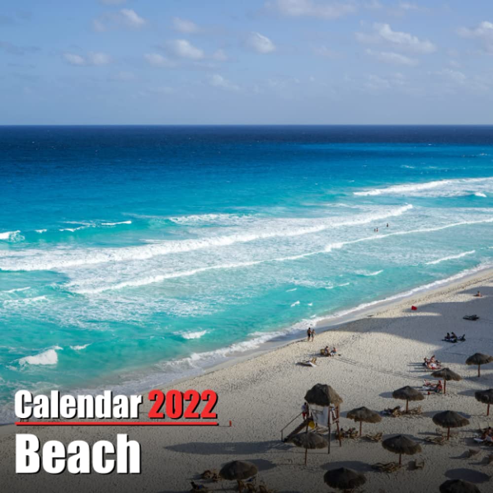 Buy 2022 Beach: Beautiful Beach Photos Monthly Mini | Small Size Online ...
