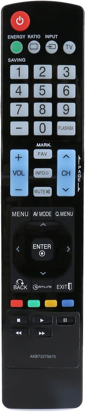 Amazon.com: AKB73275675 Replace Remote Control fit for LG TV 42CS570 ...