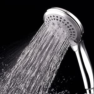Five-Speed Shower Head, Bathroom Shower Kit with Self-Cleaning Silicone ...