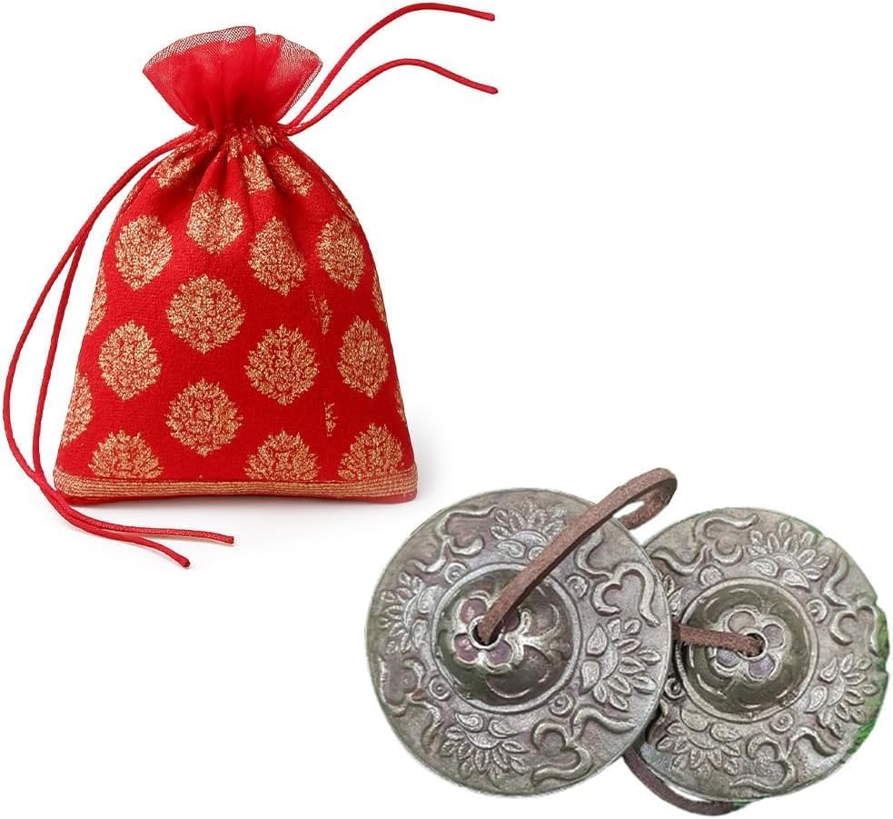 Qukiy Brass Manjeera Traditional Instrument Indian Music hand Cymbal ...