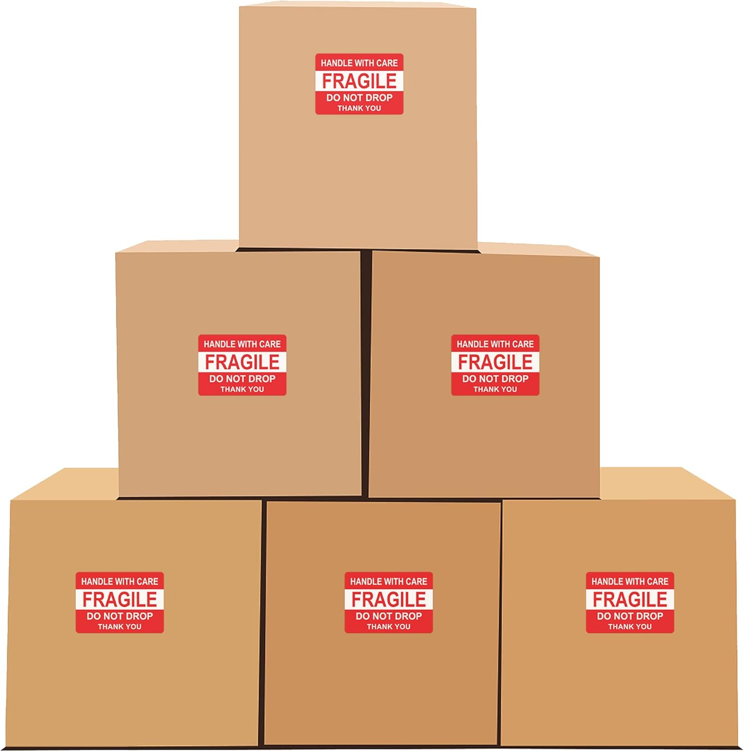 Buy Aleplay Fragile Do Not Drop Stickers 3×5 Inch Please Handle with ...