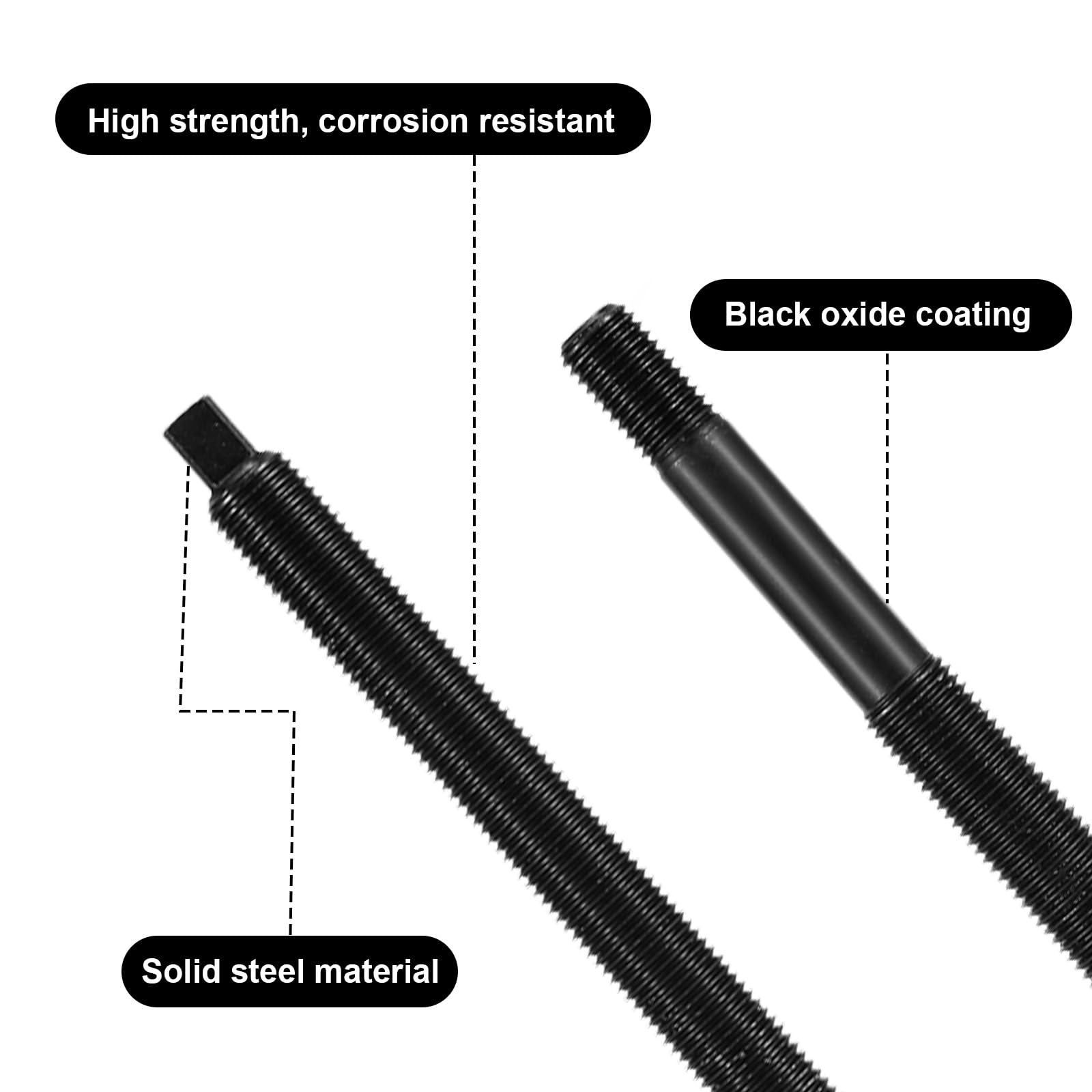 Bearing Press 5-Piece Harmonic Balancer Installer Tool Set - Long Reach ...