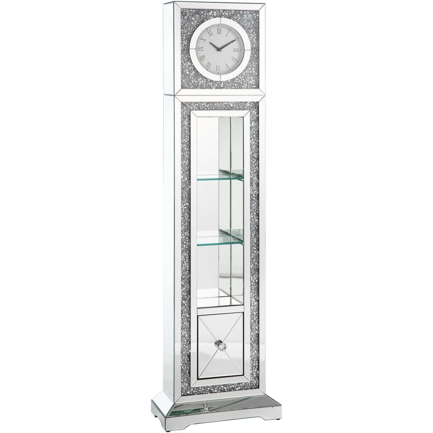 Glass Grandfather Clock