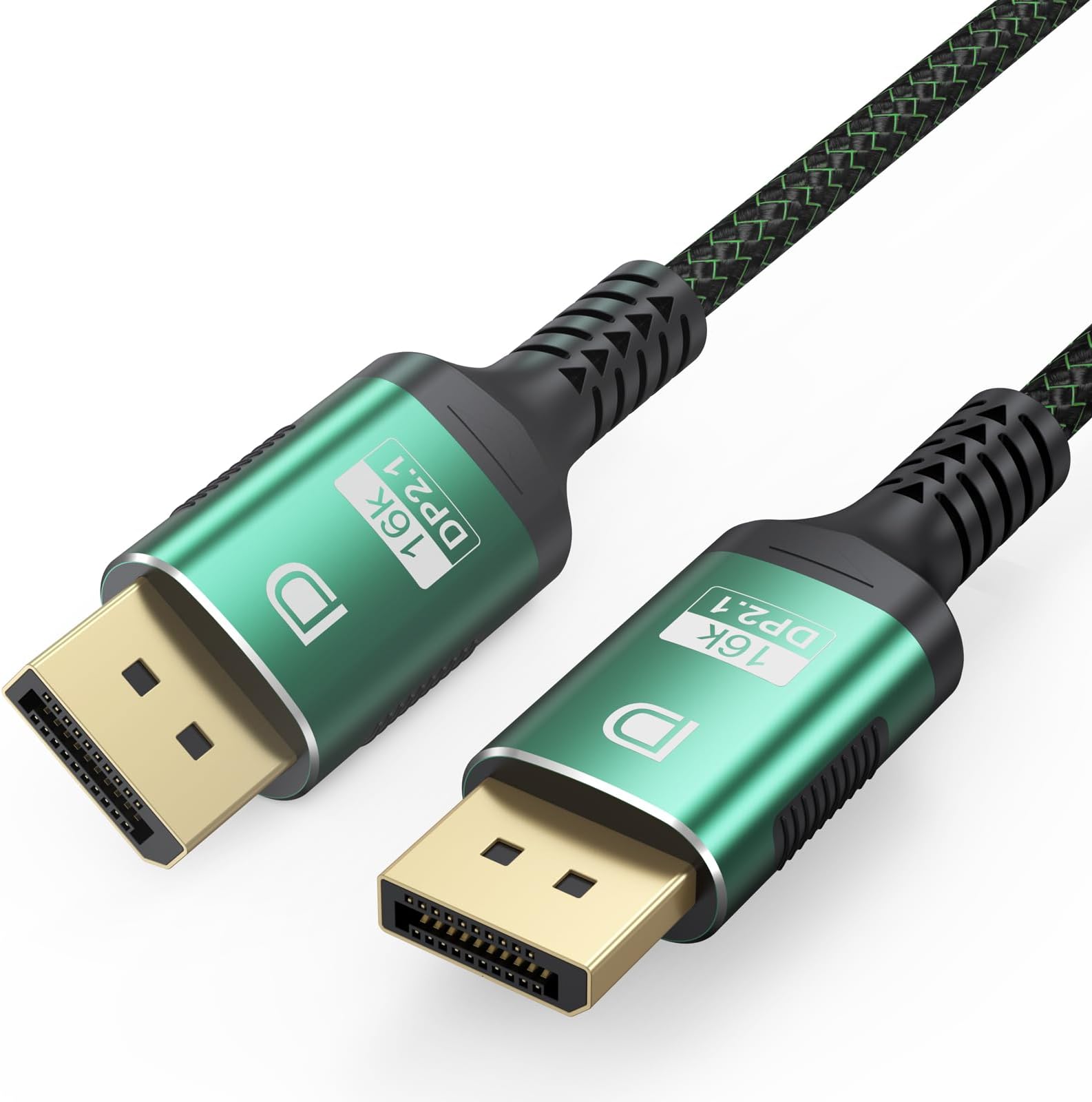 FEMORO DisplayPort Cable 2.1 6FT, Display Port Cables 16K@60Hz 8K@120Hz ...