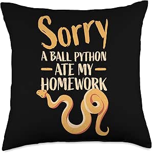 Amazon.com: Ball Python Gifts & Accessories Snake Owner-Homework Ball ...