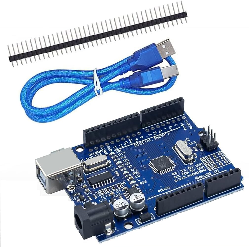 Gomass UNO R3 Board (Arduino-Compatible) for Arduino with USB Cable ...