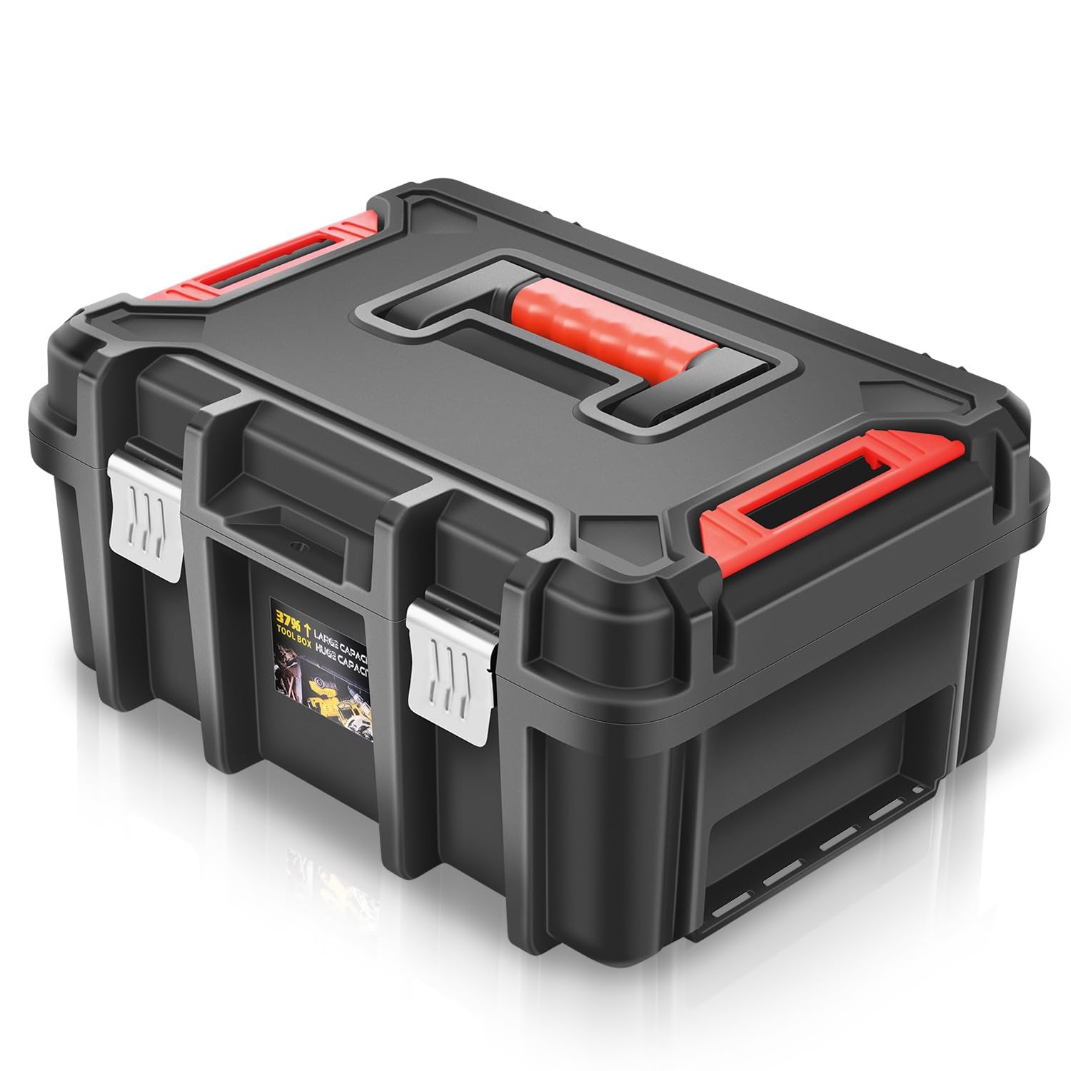 Auto Dynasty Universal Lockable Organizer Storage Tool Box with ...