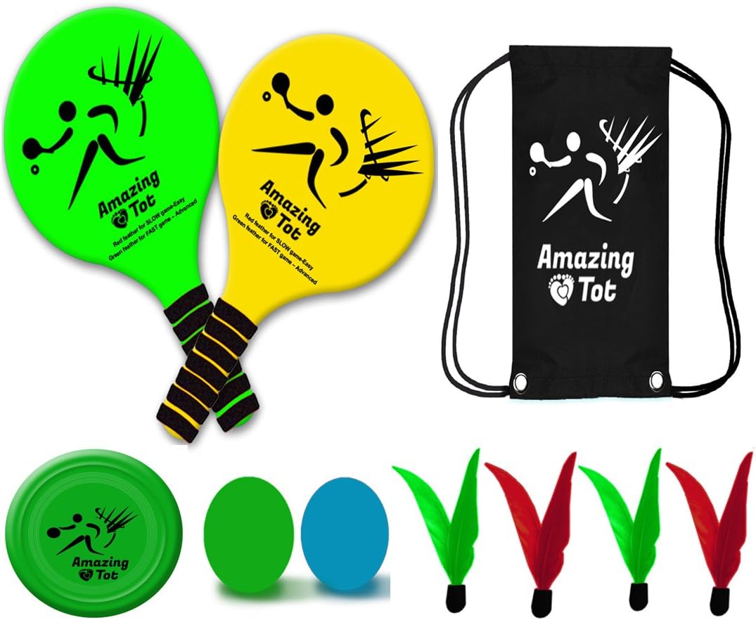 Amazon.com : Paddle Ball Game For Teens Adults - Indoor Outdoor Toy ...