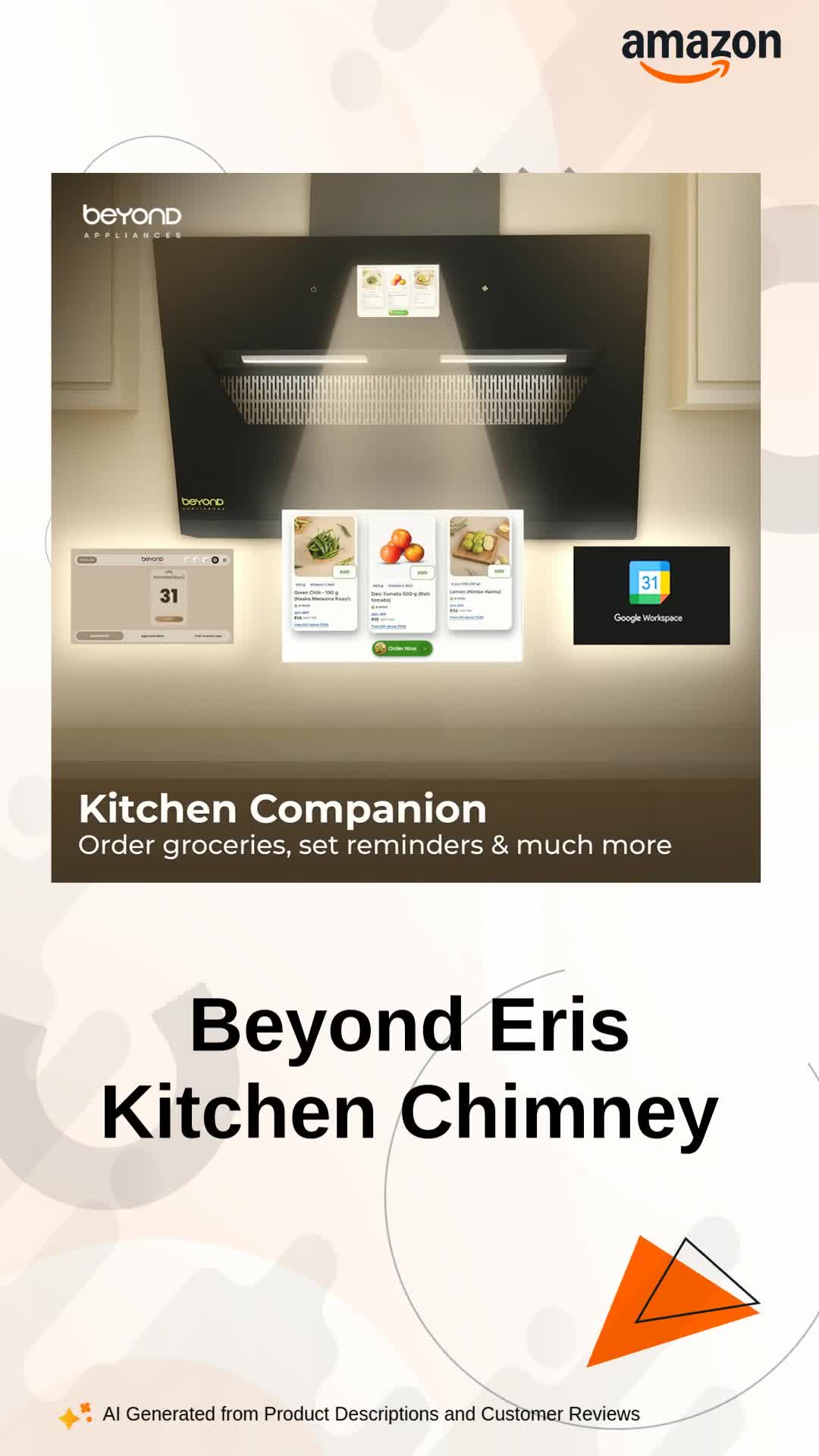 Watch Beyond Eris Kitchen Chimney on Amazon Live
