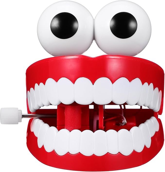 Amazon.com: Chattering Teeth Wind up Toy: Walking Teeth Toy with LED ...
