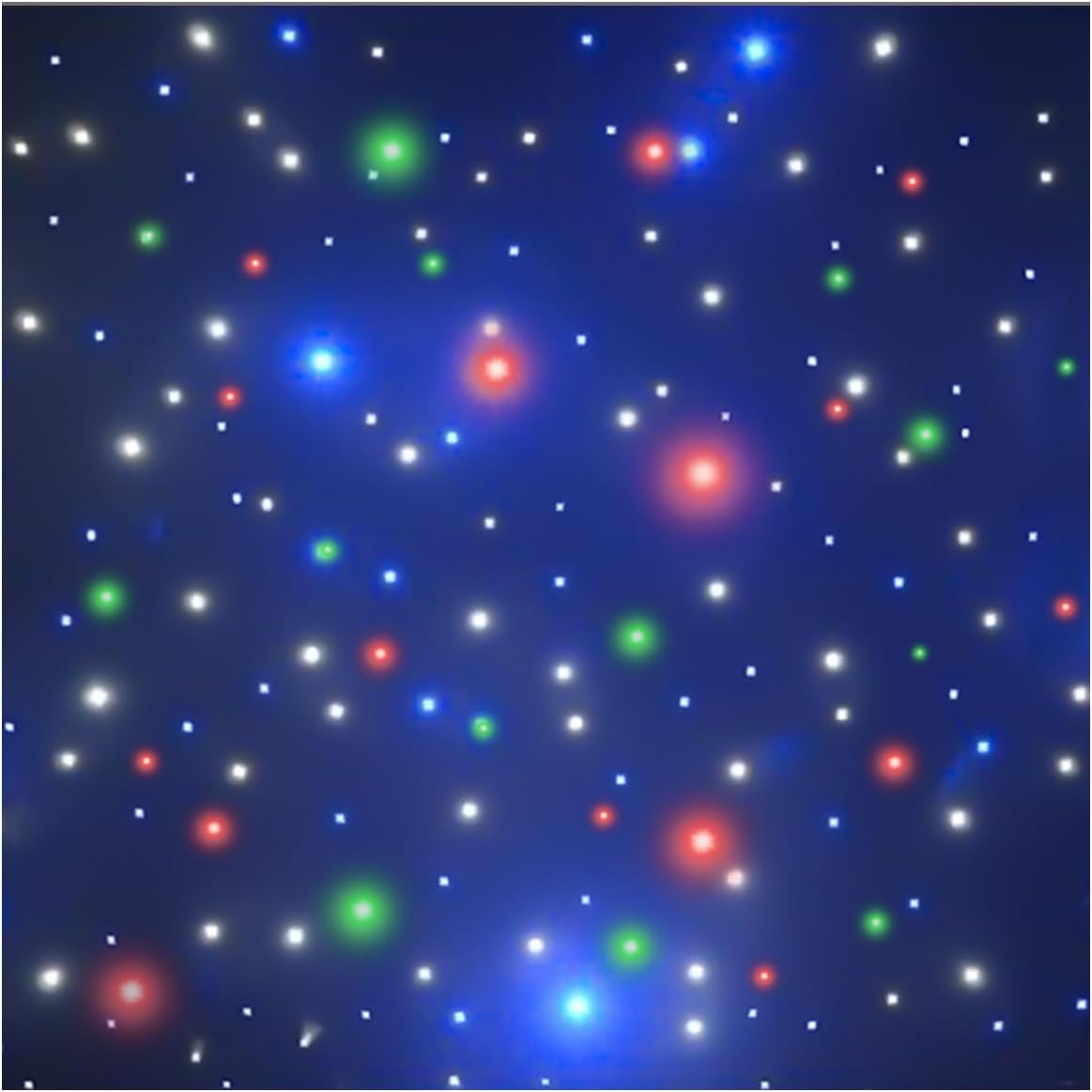 Amazon.com : LED Stage Starry Curtain，13.2 x 13.2ft LED Vision Curtain ...