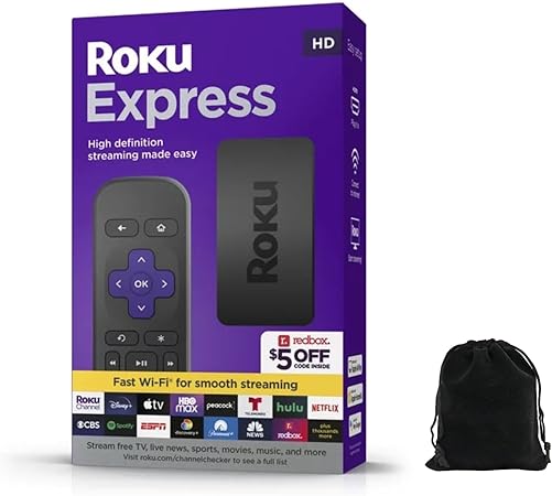 Amazon.com: Roku Express HD Streaming Device with High-Speed HDMI Cable ...