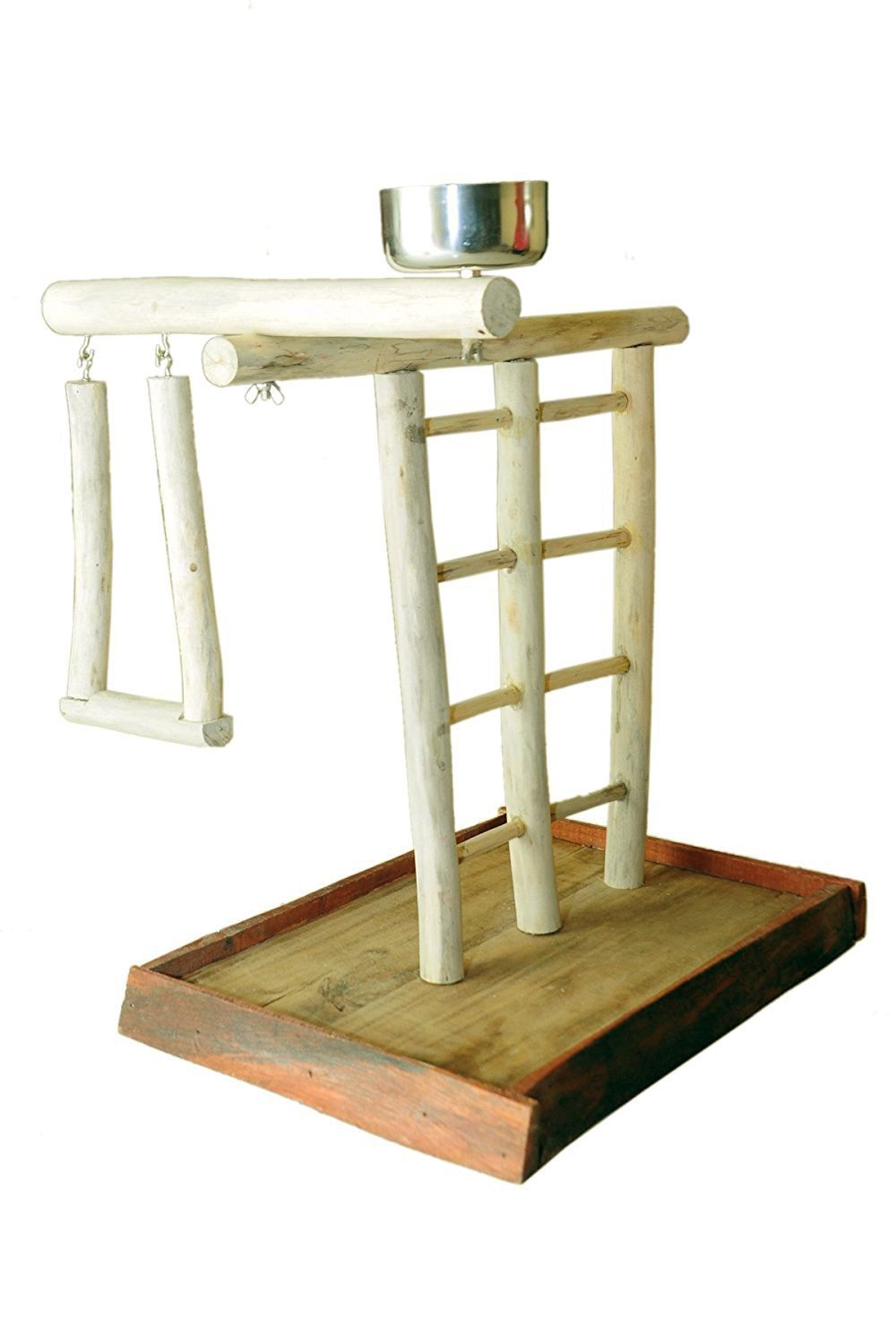 KSK Wooden Bird Activity Center,Extra Large Bird Playground for ...