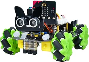 Amazon.com: KEYESTUDIO 4WD Smart Car Coding Robot Kit with Microbit V2 ...