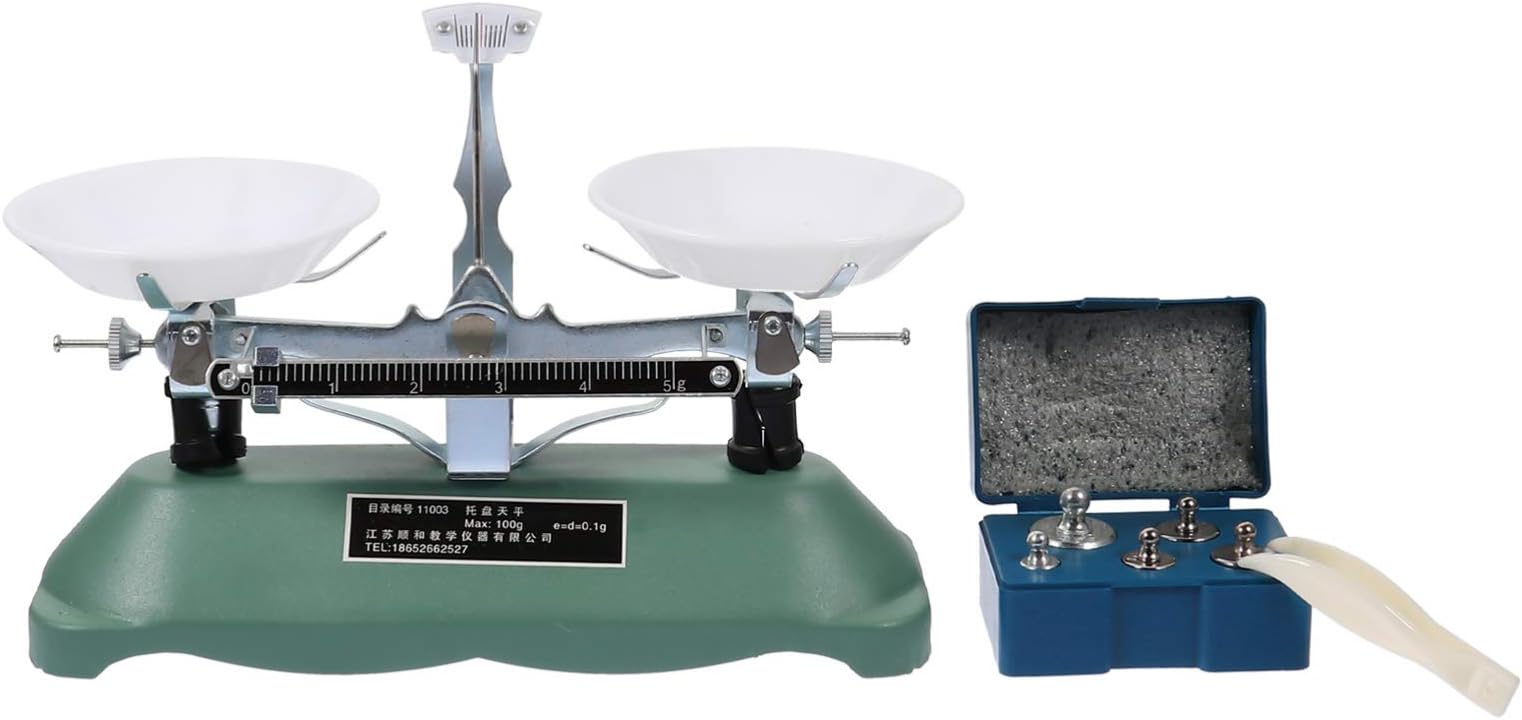 iplusmile Mechanical Balance Scale with Weights for Students School ...