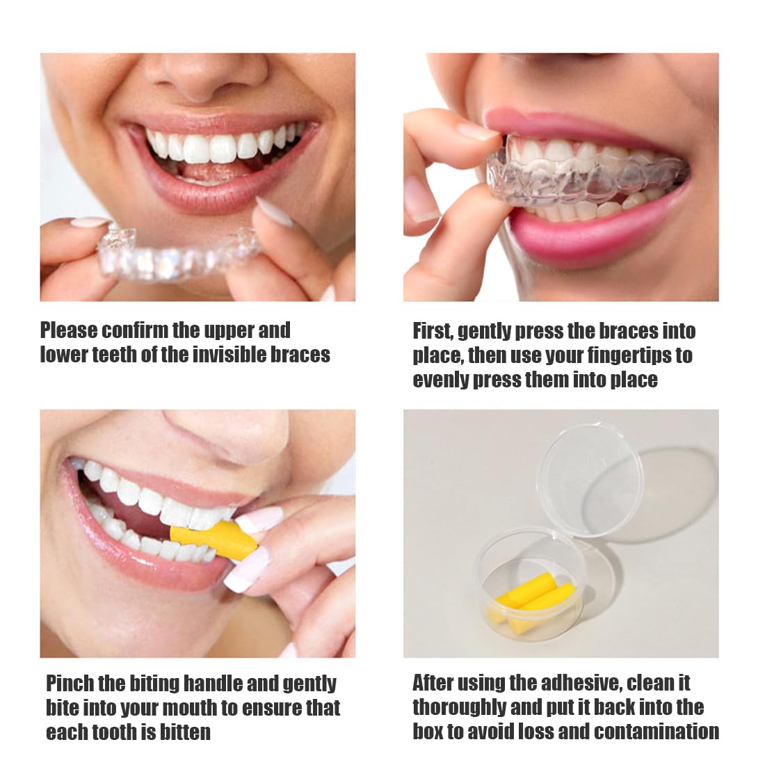 VUHSGTE 10 pcs Aligner Tray Seaters Chewies for Aligner Trays Chompers ...